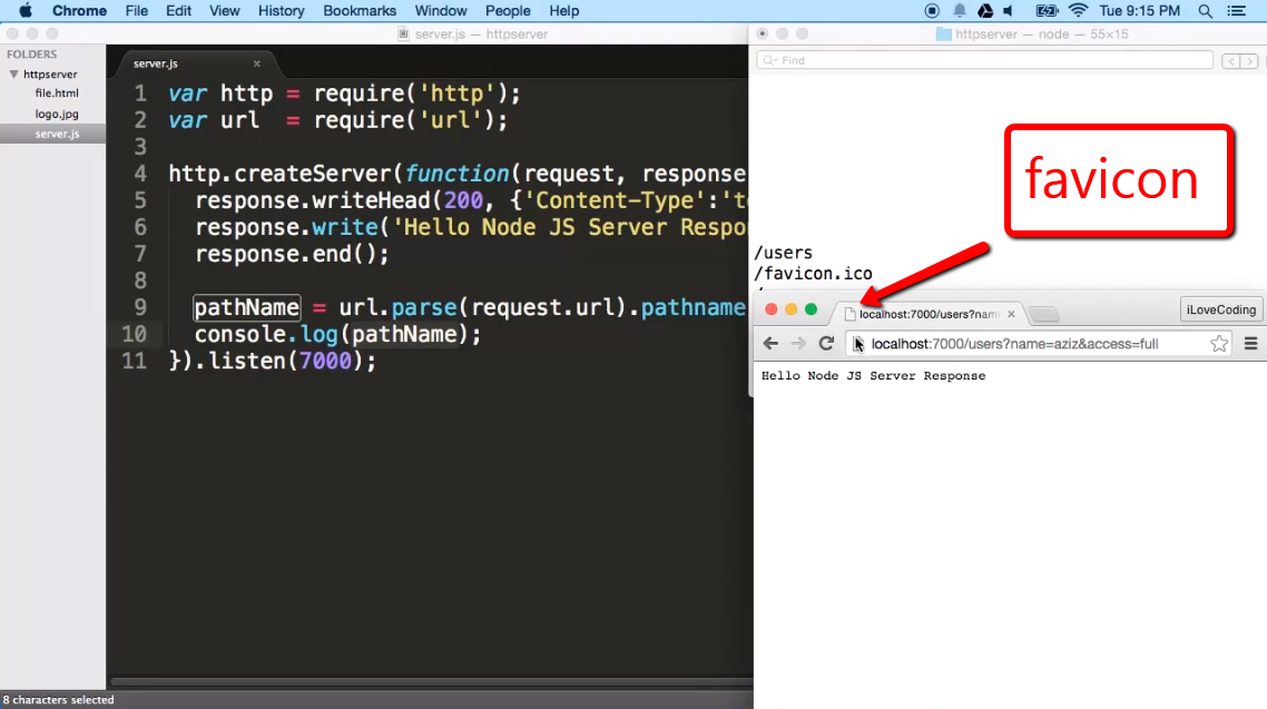 Create A Simple HTTP Server With Node js ILoveCoding