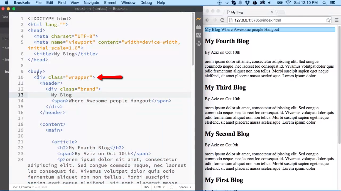 Creating a Blog Design (Part 2 of 3) - iLoveCoding