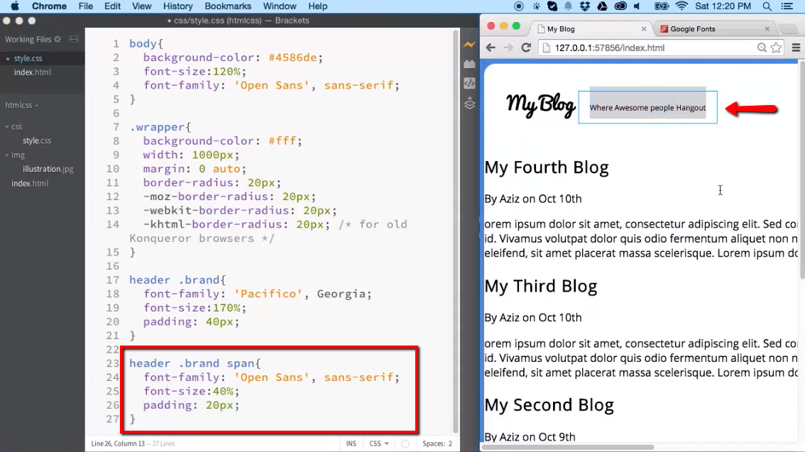 Creating a Blog Design (Part 2 of 3) - iLoveCoding