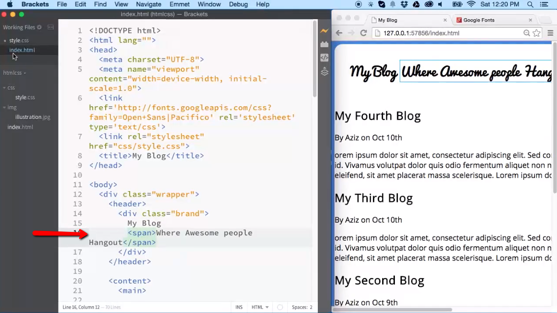 Creating a Blog Design (Part 2 of 3) - iLoveCoding