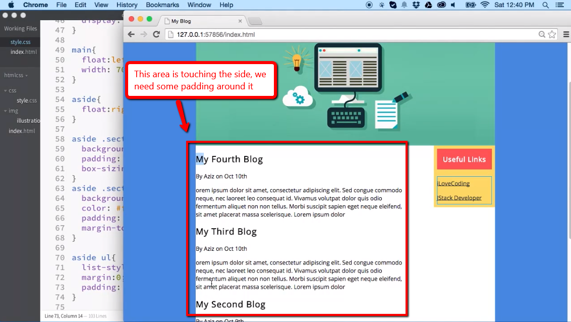 Creating a Blog Design (Part 3 of 3) - iLoveCoding