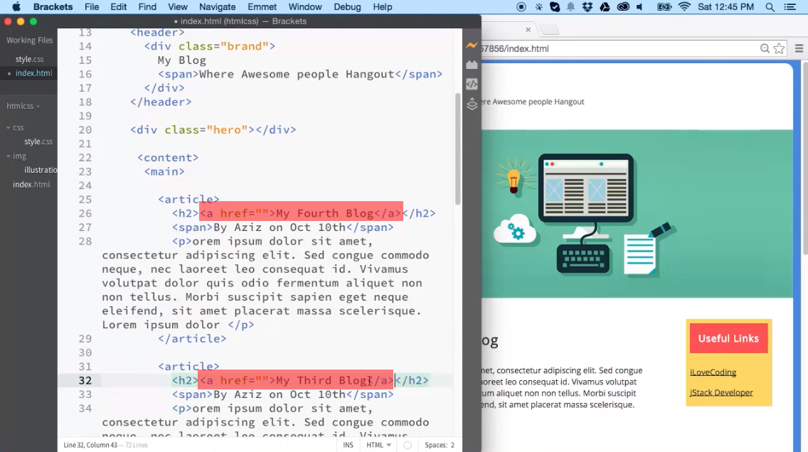 Creating a Blog Design (Part 3 of 3) - iLoveCoding